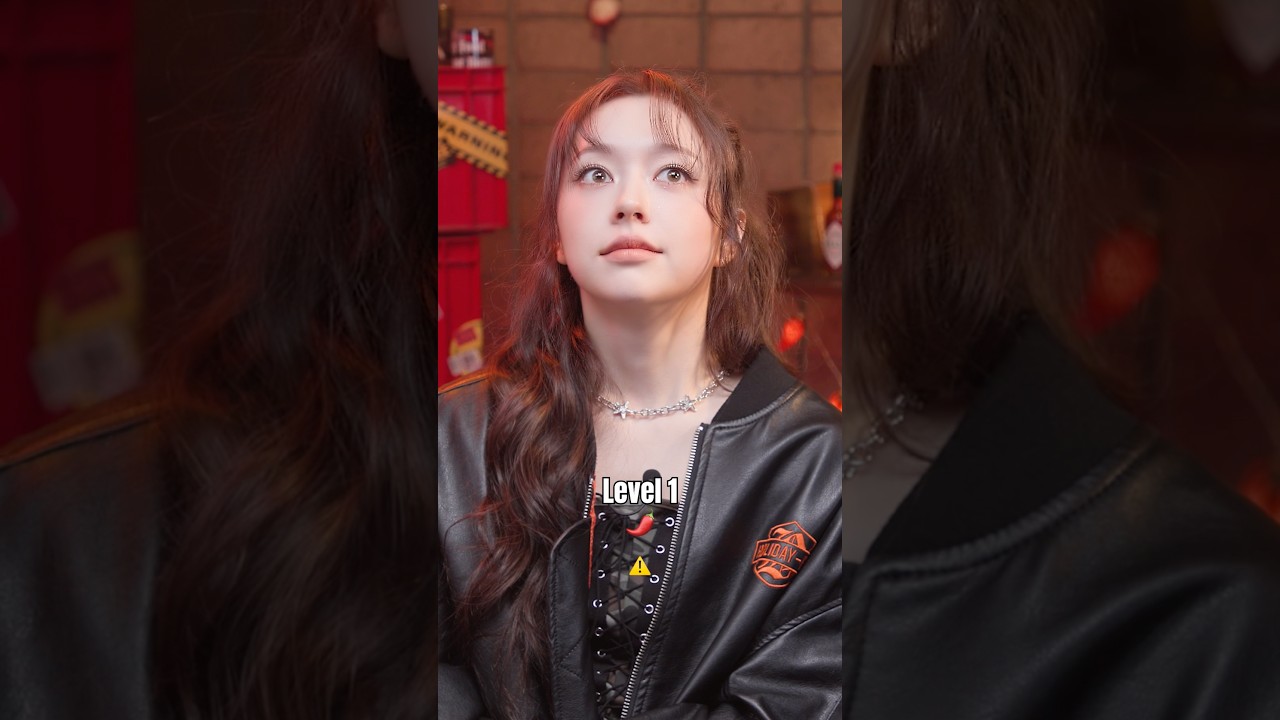 [SPICY FanCam] Chanelle Moon's reaction to Korean Spicy Food 🌶️💀