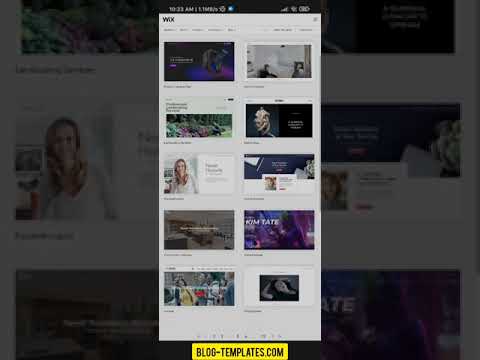 #Wix website #Templates. | blog-templates.com