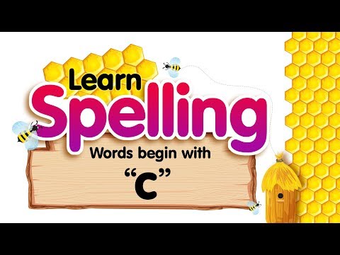 Learn Spelling Words begin with 'c' | Spell & Tell Words that begin with 'c' | Word Phonics