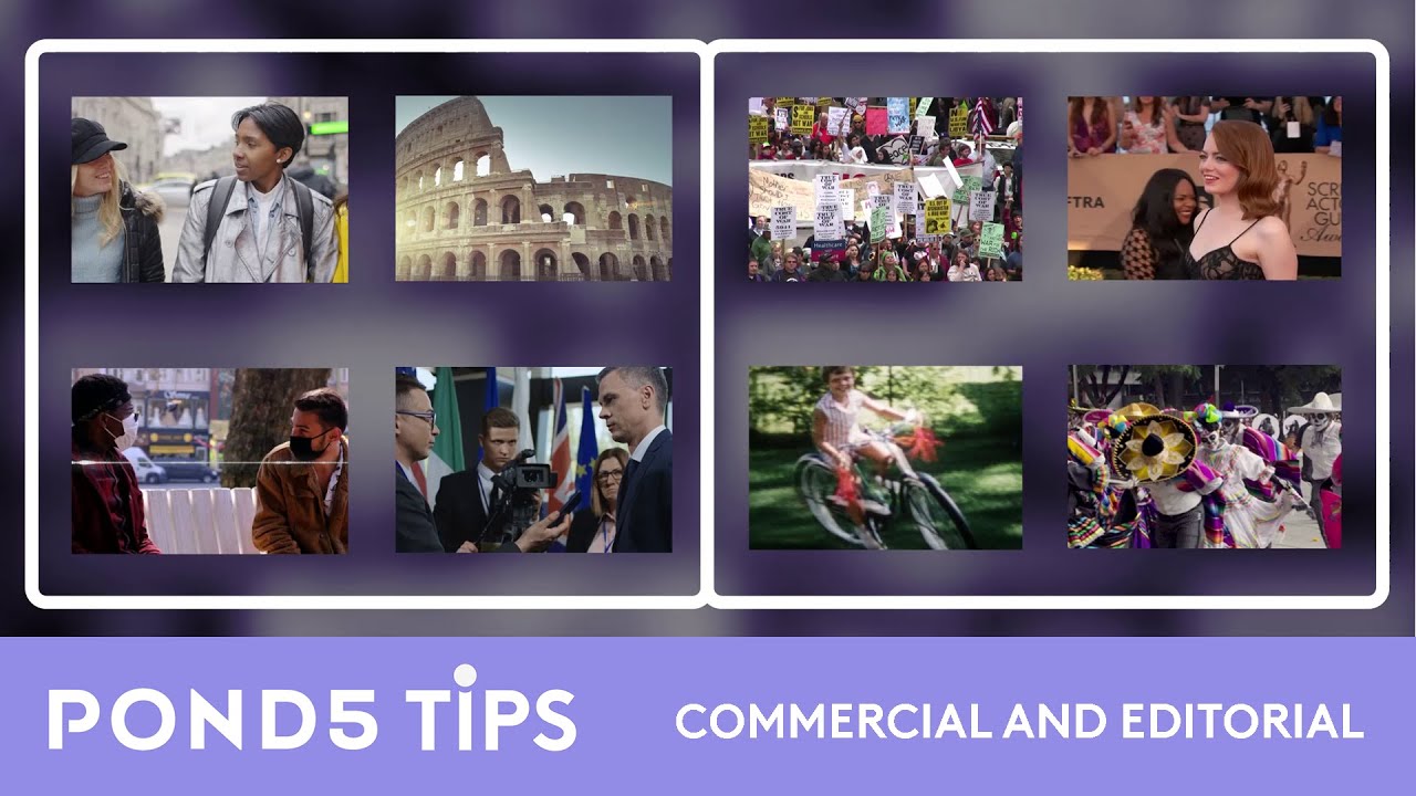 Pond5 Tips - Commercial & Editorial Licensing