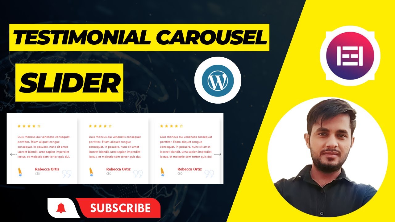 Elementor - Create Custom Sliders with the Testimonial Carousel | Testimonial Slider