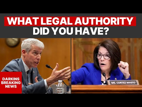 Sec. Wright STRONGLY CORRECTS Sen. Masto on his ability to cancel congressionally funded projects