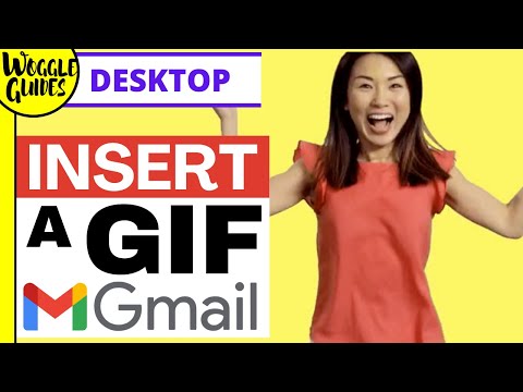 How to insert an animated GIF in Gmail from a website #InsertGIF