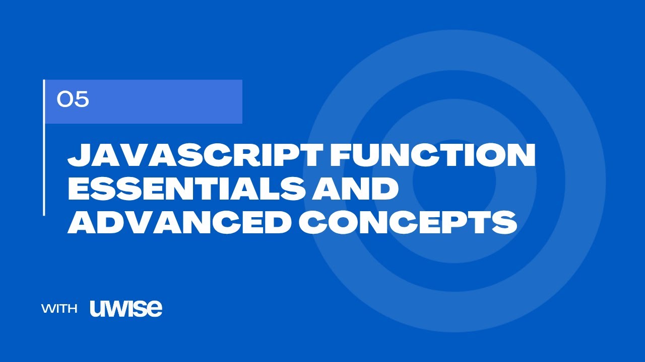 JavaScript Function Essentials and Advanced Concepts
