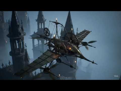 Da Vinci Drone Flight | Made with Flow by Google Veo3