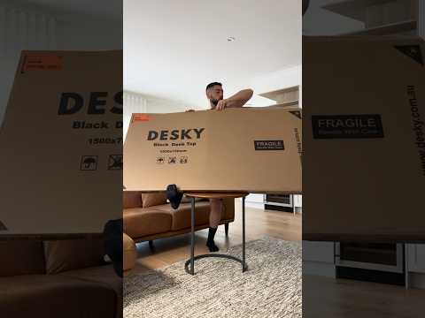 Unboxing Desky Duel Ergo Edge Sit Stand Desk @Deskydesk