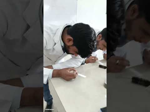 chromatography TLC plate Herbal drug experiments #medical #college #short