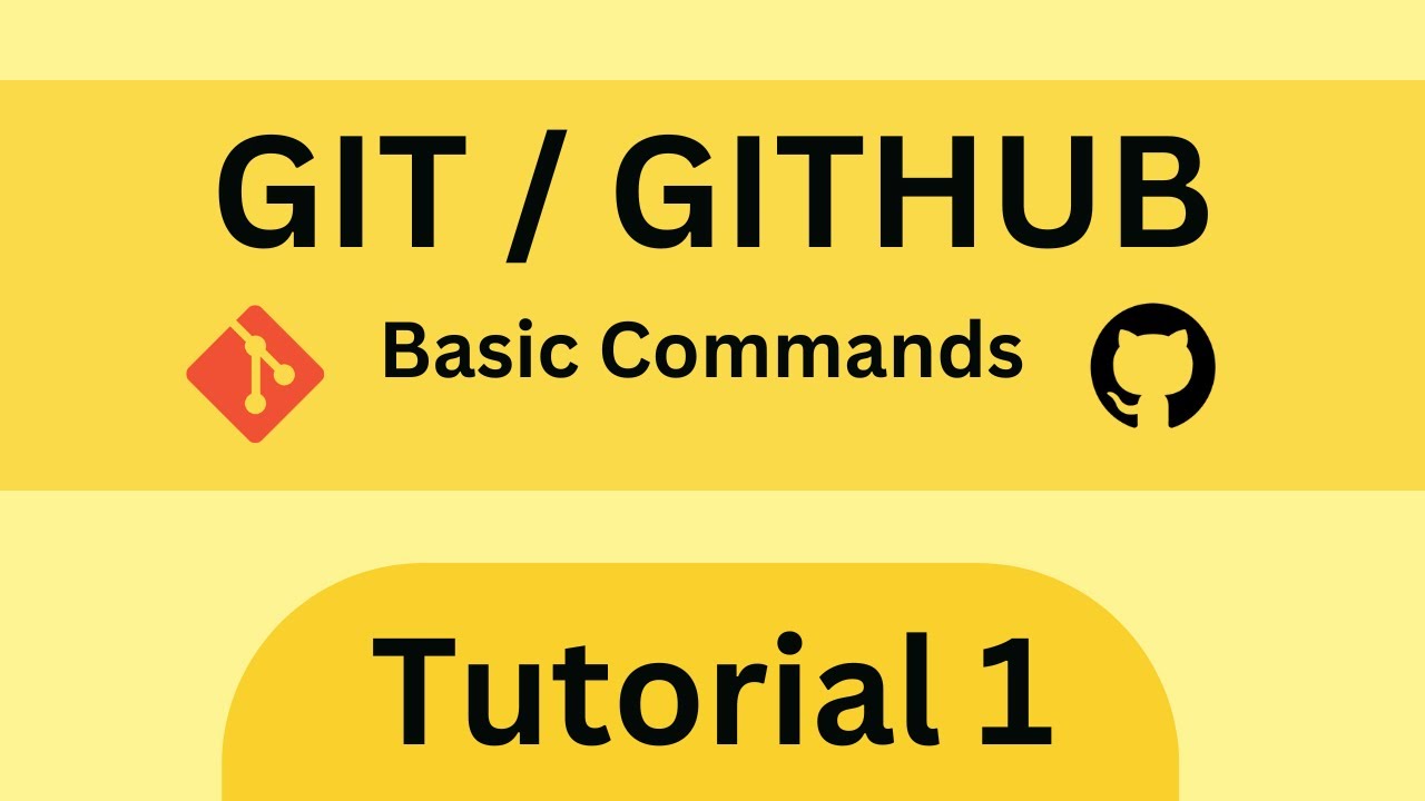 GIT / GITHUB tutorial 1 - Basic commands