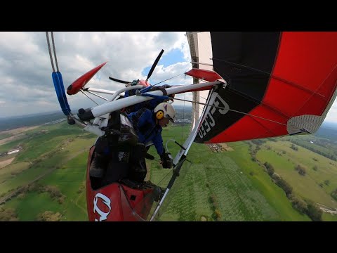Flying flexwing: "Trim check" with Capt Braders