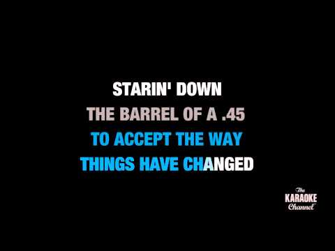 45 in the Style of "Shinedown" karaoke video with lyrics (no lead vocal)