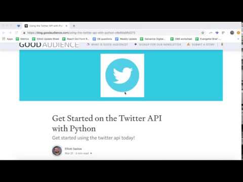 Twitter API with Python