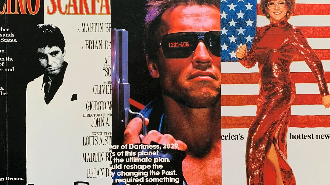 Film Posters of the 80s: The Essential Movies of the Decade (Flick Through / ASMR)