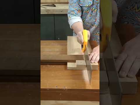Testing out the Ingco Tenon saw #woodwork #woodworker #woodworking