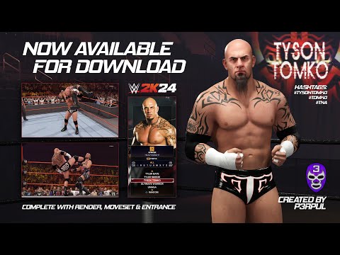 WWE 2K24 CAW - Tyson Tomko - Now Available!