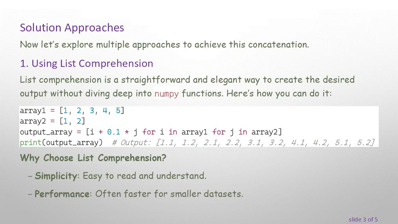 Mastering Numpy Array Concatenation with Different Shapes