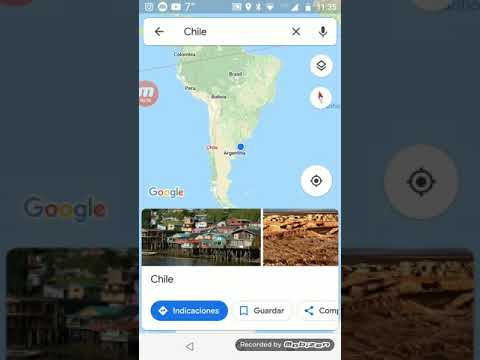 CHILE GOOGLE MAPS