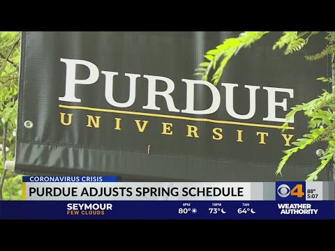 Purdue adjusts spring schedule