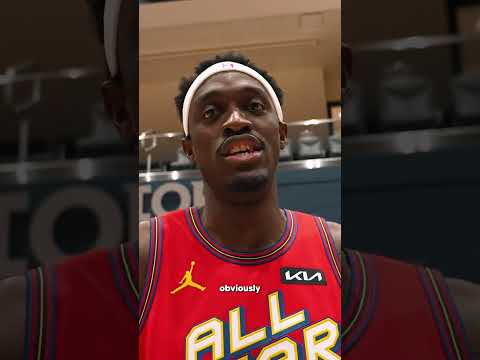"Feeling good...I'm excited, third All-Star Game." Pascal Siakam Ahead of Tonight's #NBAAllStar Game
