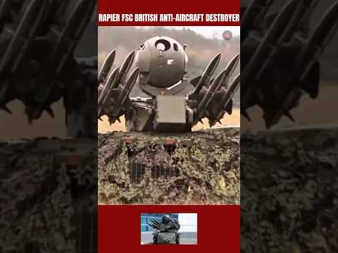 Rapier FSC British anti-aircraft destroyer #defense #military #shorts #army #navy #airforce