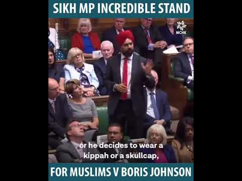 SIKH MP STANDS UP FOR MUSLIM WOMEN