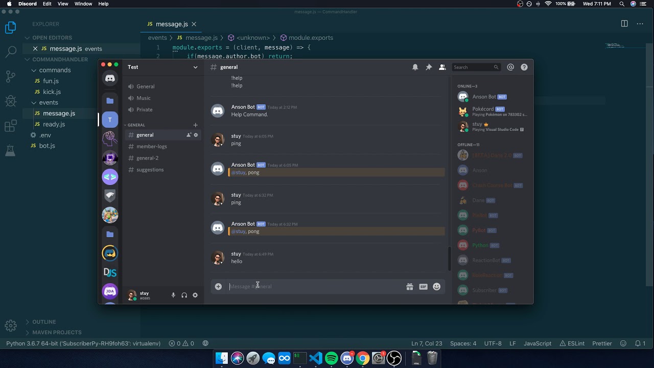 DiscordJS Command Handler Tutorial