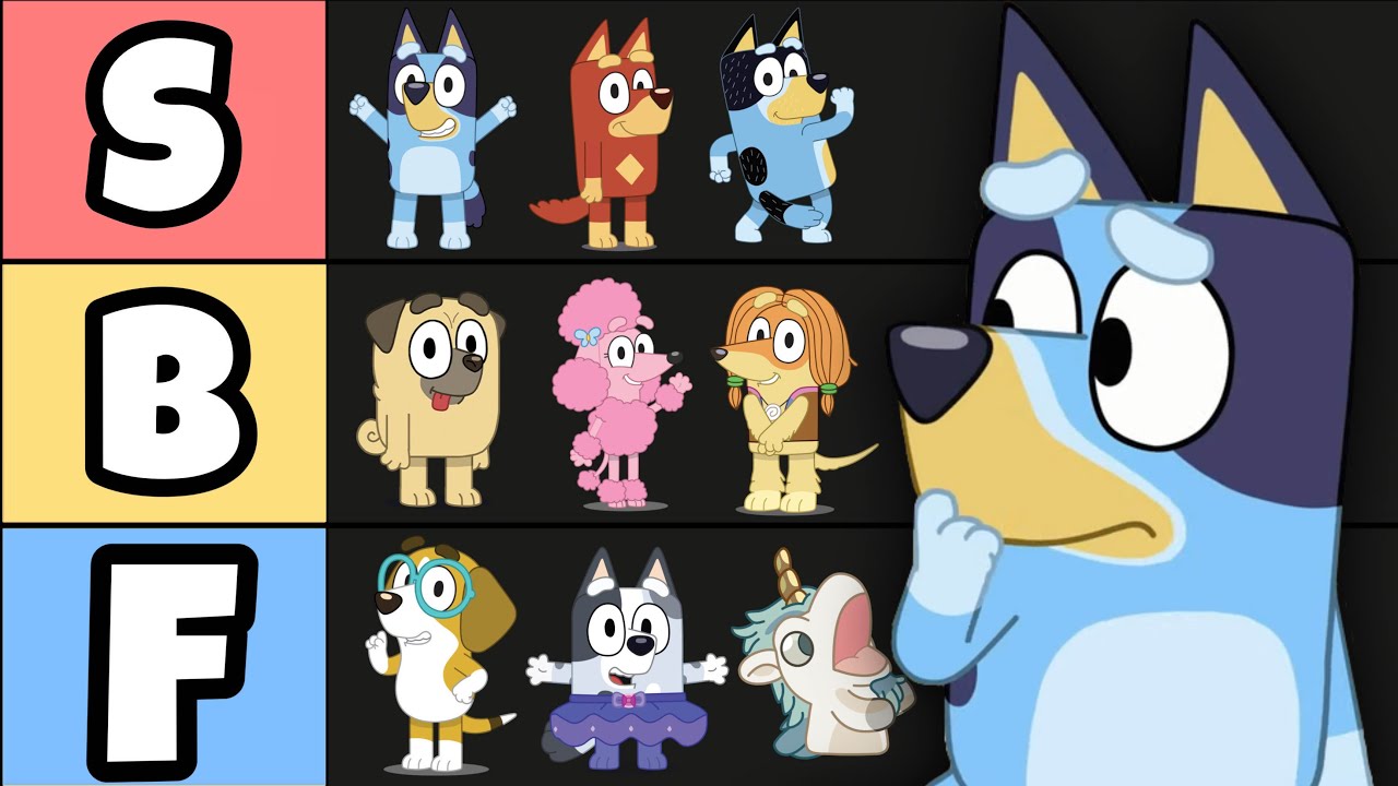 Ranking Every Bluey Character