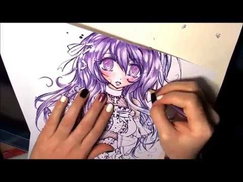 goth girl coloring
