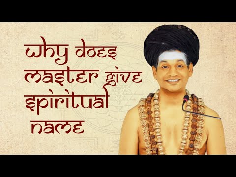 Why Does Master Give Spiritual Name || NSC || 06 Jan 2008