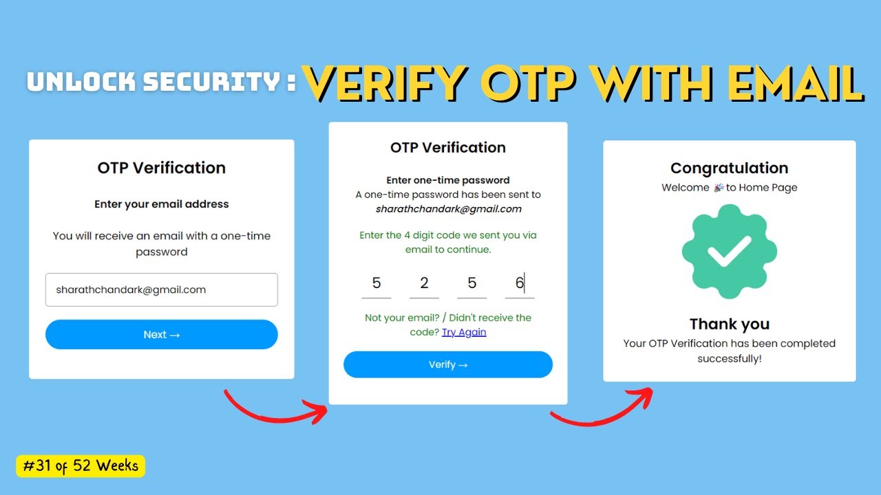 Unlocking Security: Building an OTP Generator with Email Verification in JavaScript | Galaxy.ai