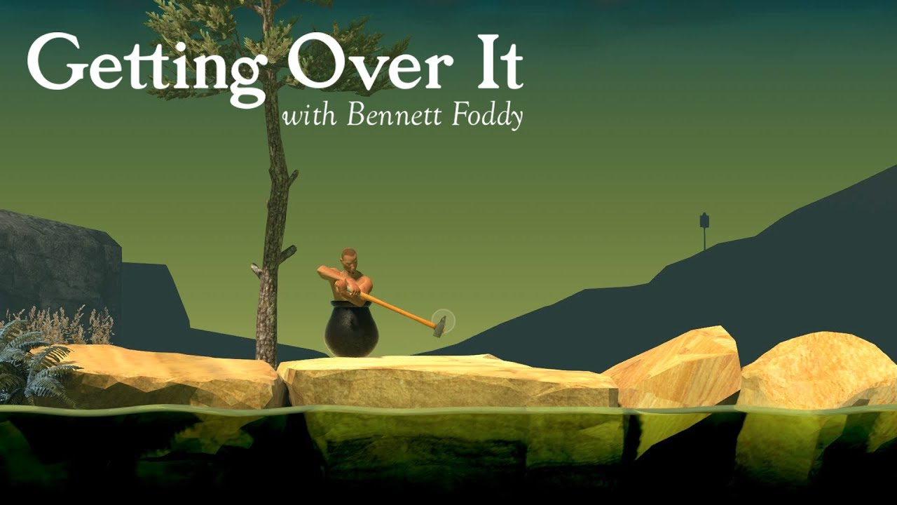 Getting Over It With Bennett Foddy | Full Game and Ending (No Commentary) (HD 50fps)