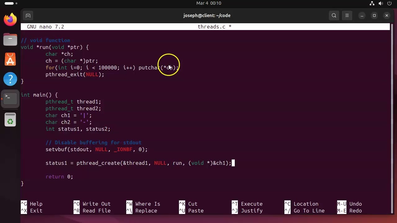 C Programming 028 - Threads