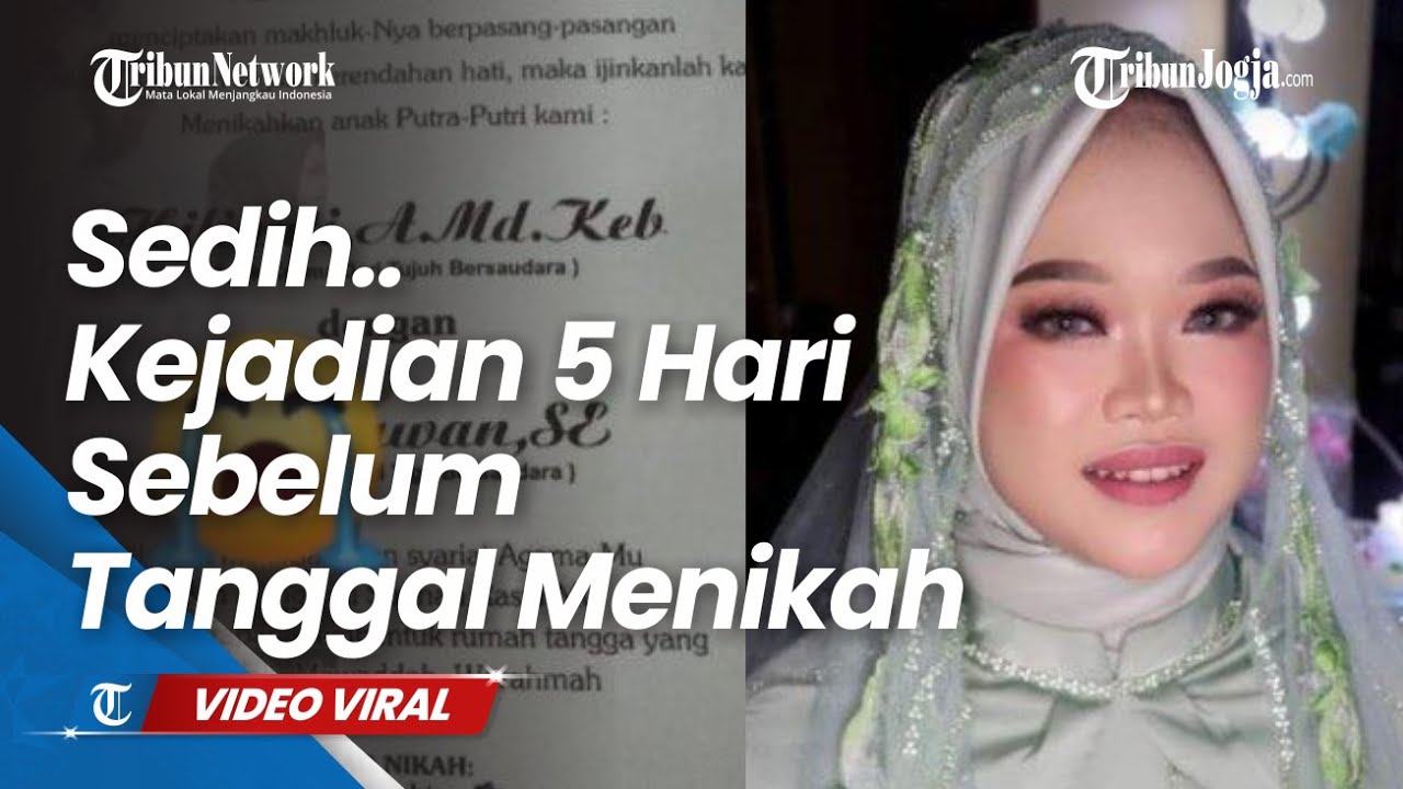 Calon Istri Tewas Saat Sebar Undangan Pernikahan