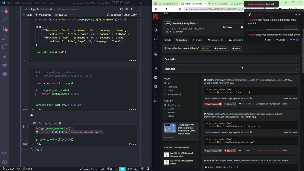 The art of the *arg - Coding Challenges - CodeWars.com