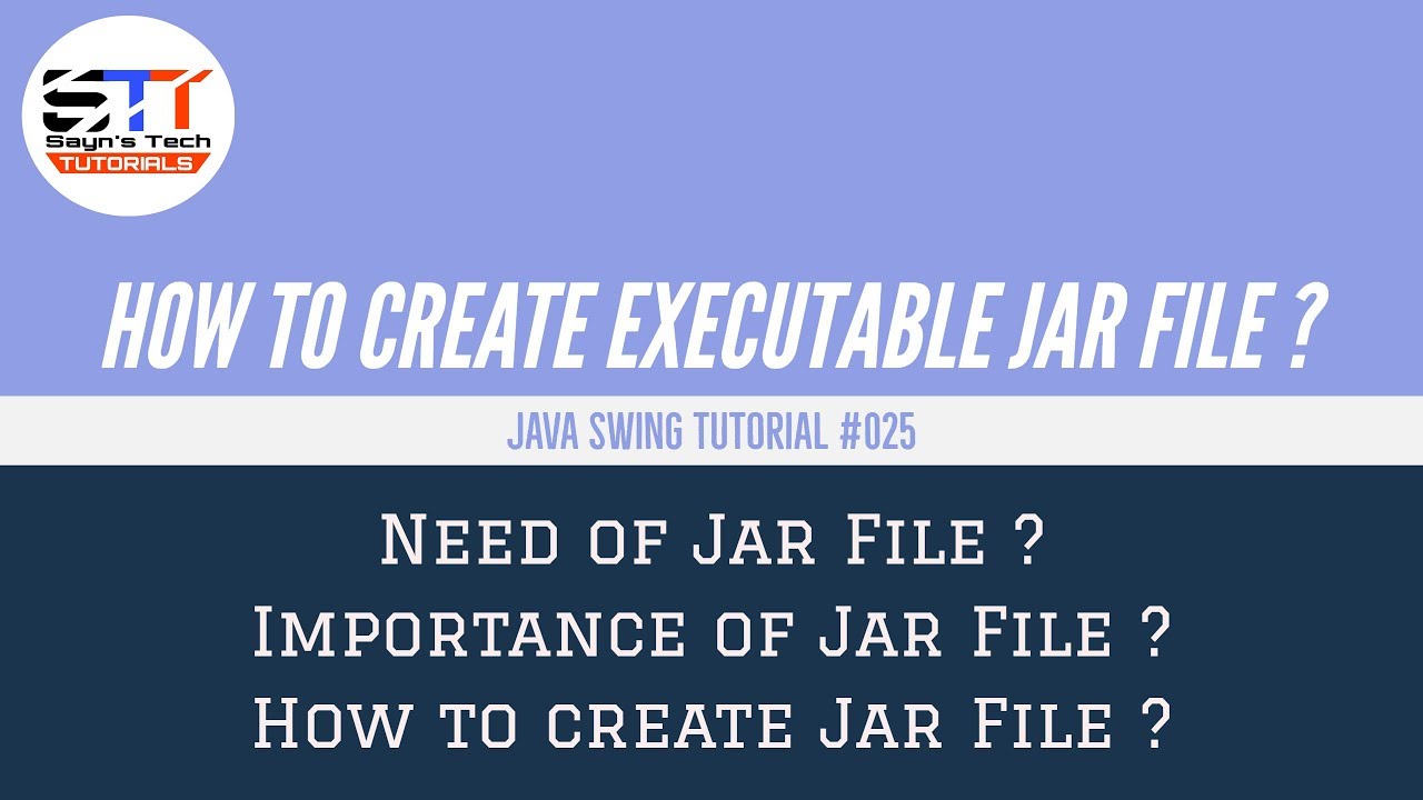 How to Create Executable Jar File | Java Swing Tutorial #025
