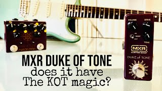 MXR Duke of Tone Overdrive Pedal - What To Know & Where To Buy | Equipboard