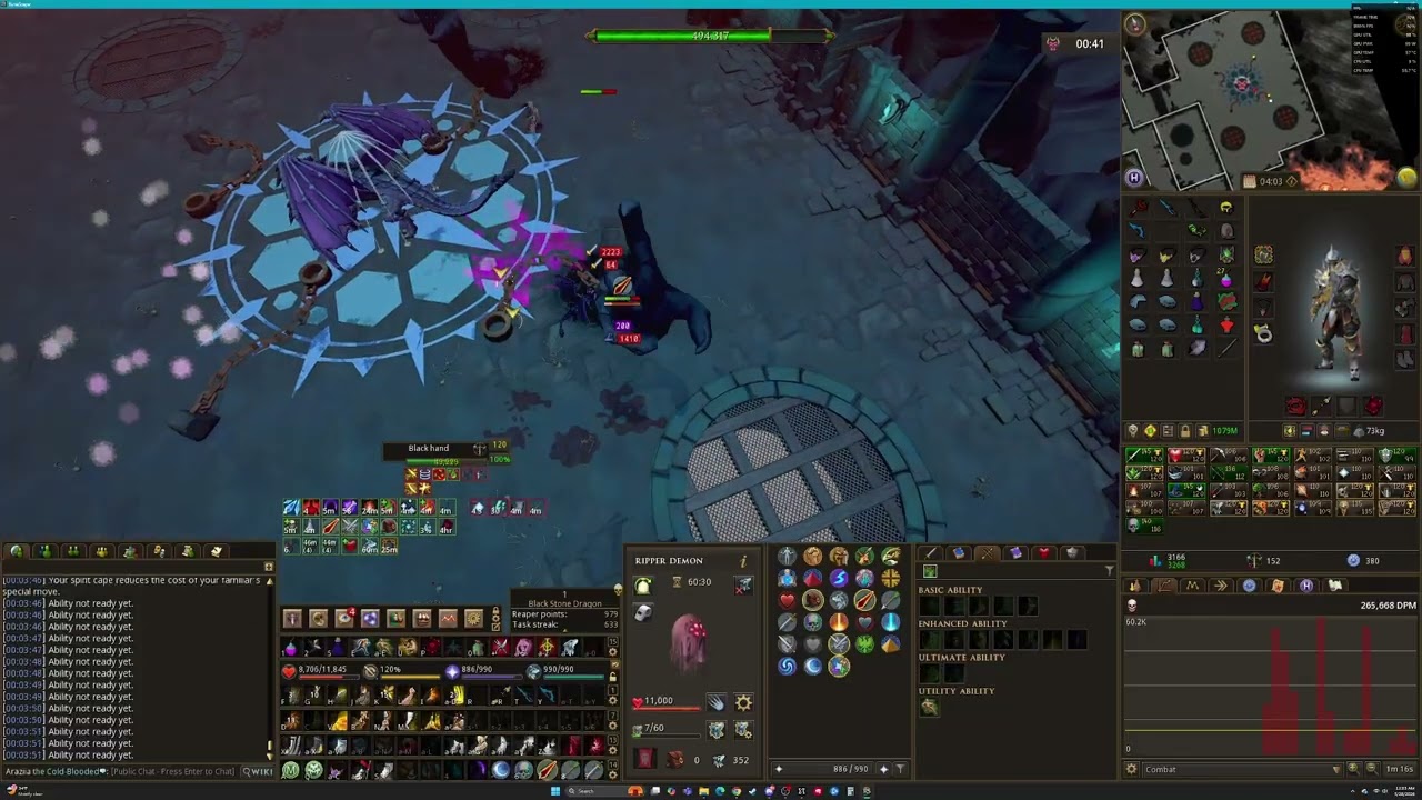 1:43.8 Solo BSD Melee