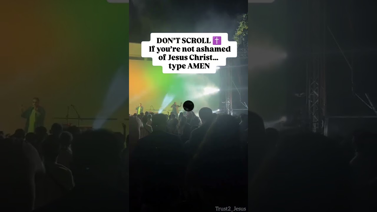 DON’T SCROLL ✝️ If You’re Not Ashamed of Jesus Christ… Type AMEN 🙏 #shorts