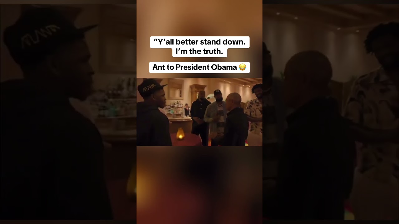 Anthony Edwards tells President Obama to 'STAND DOWN' #shorts