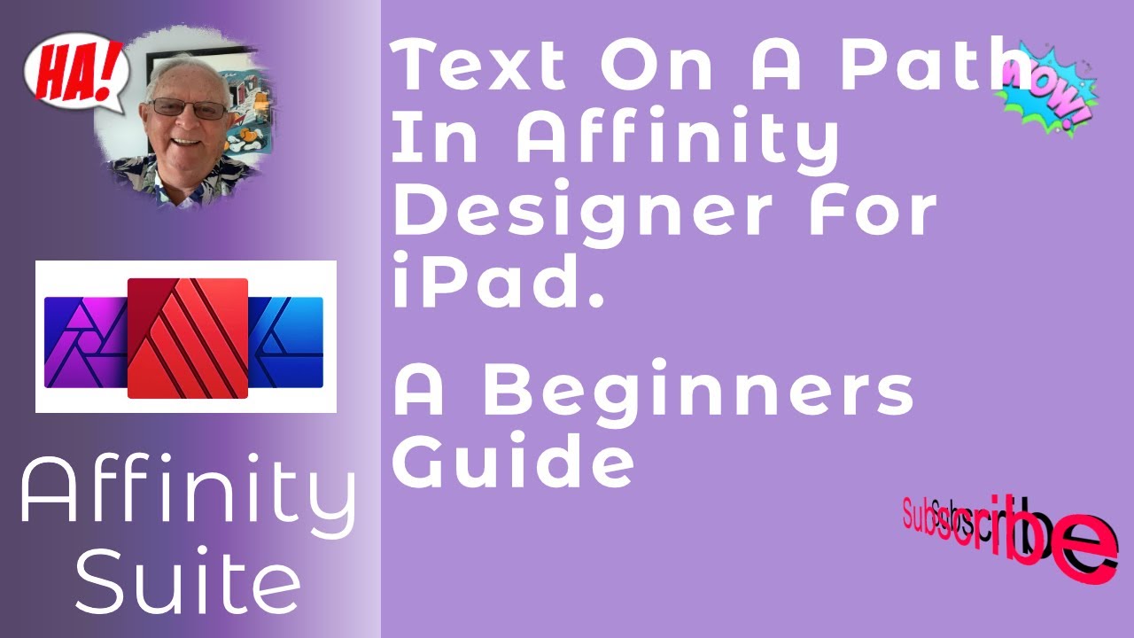 Text On A Path In Affinity Designer For iPad. A Beginners Guide
