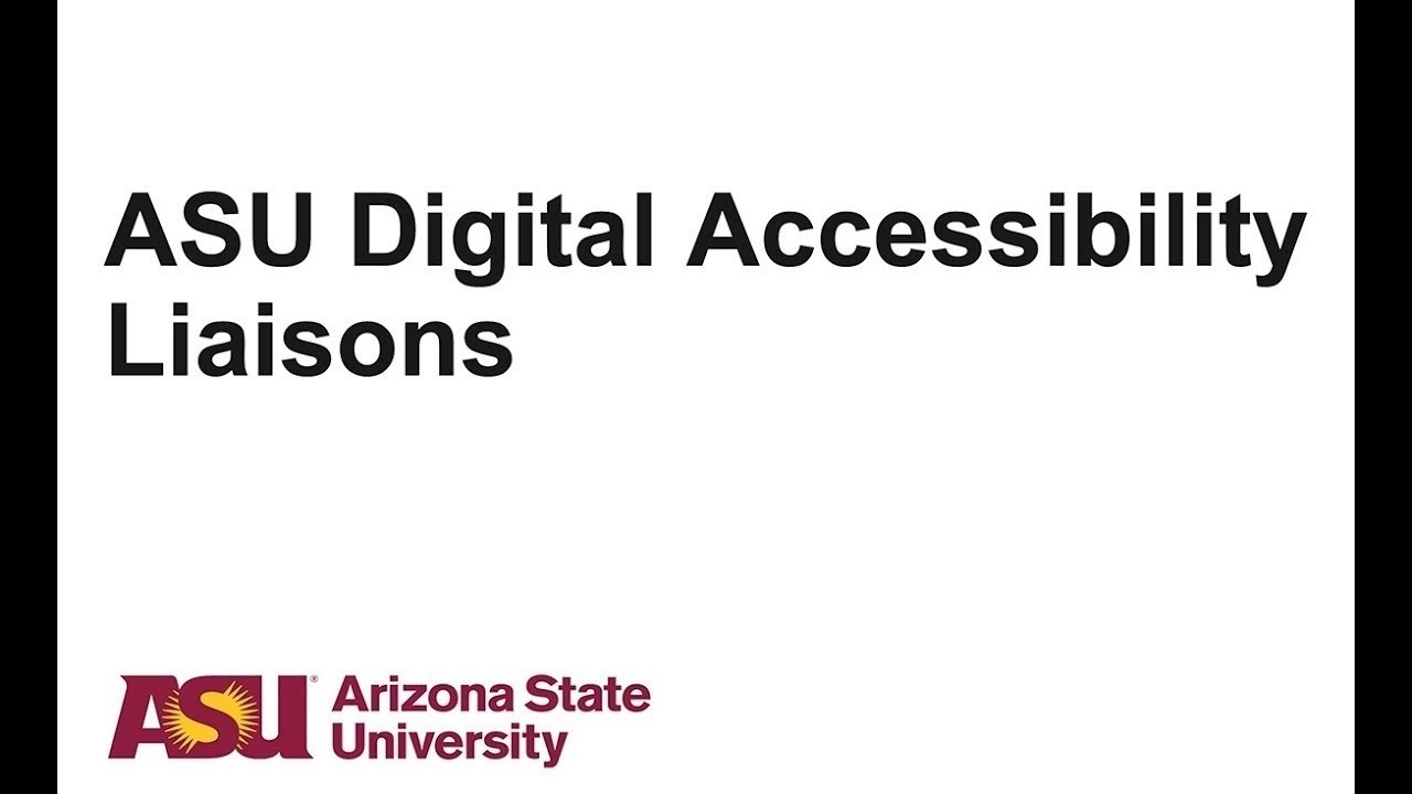 Digital Accessibility Liaisons: Checking In and Updates