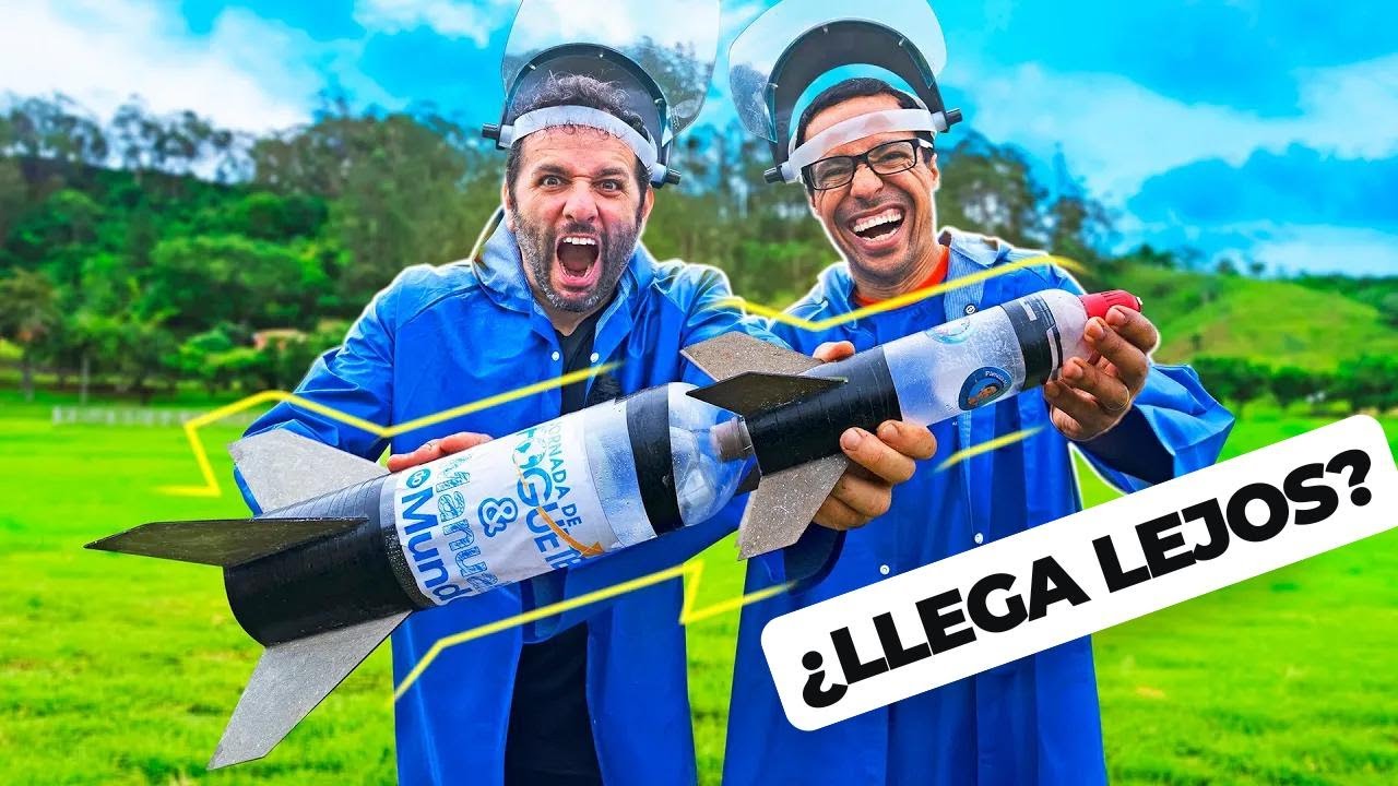 COHETE de BOTELLA INSANO: 2 etapas!