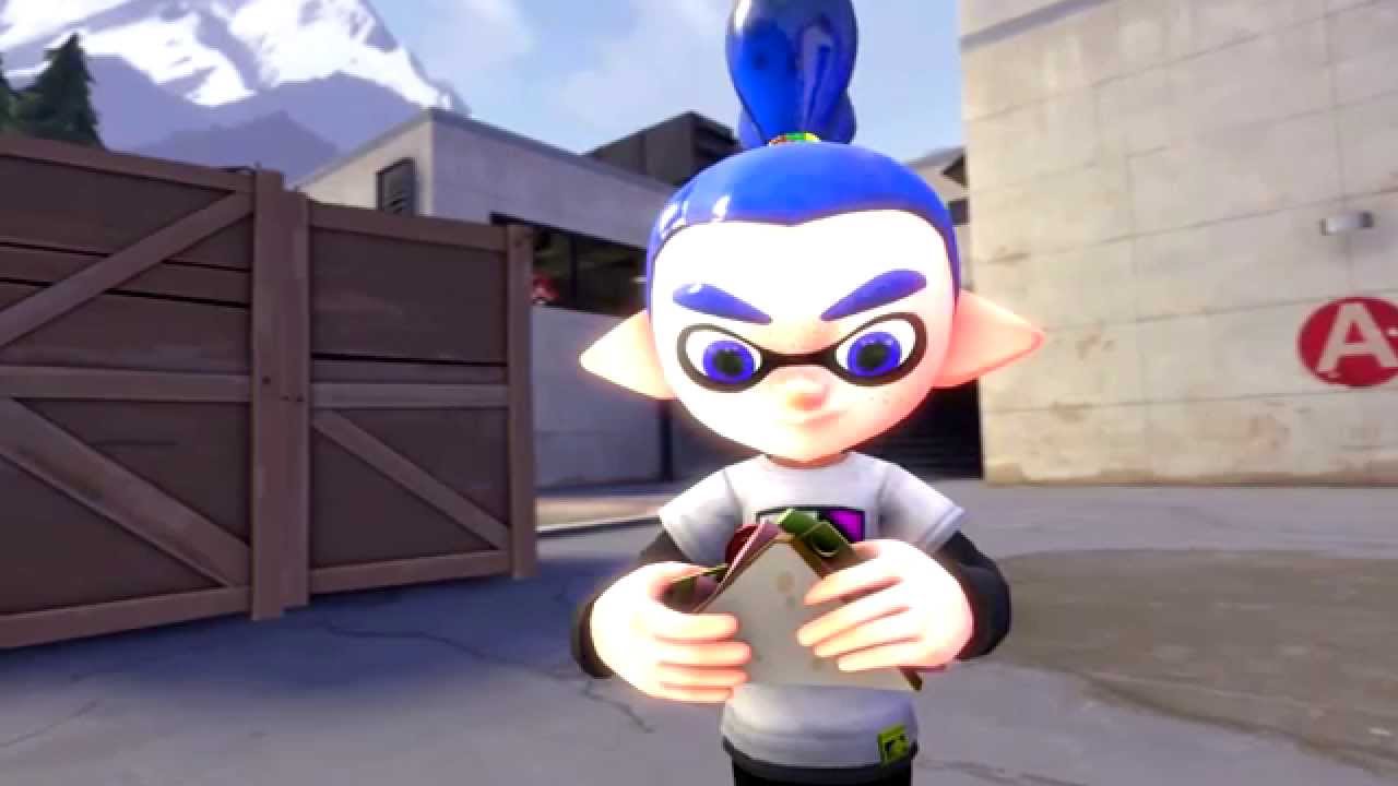 SFM Splatoon characters animation test