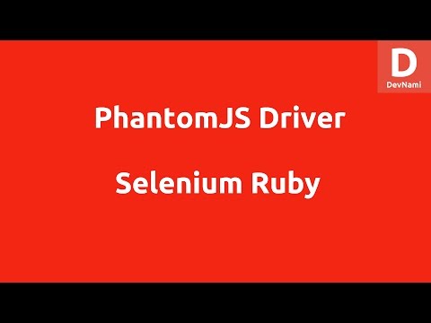 Learn Selenium Ruby PhantomJS WebDriver - Mind Luster