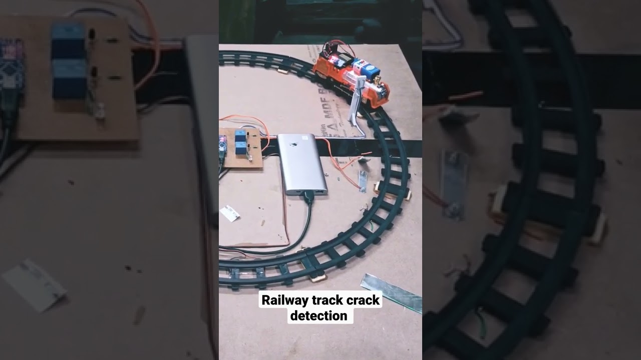 railway track crack detection #shorts