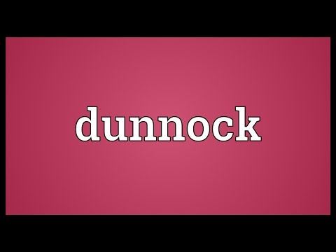Dunnock Meaning