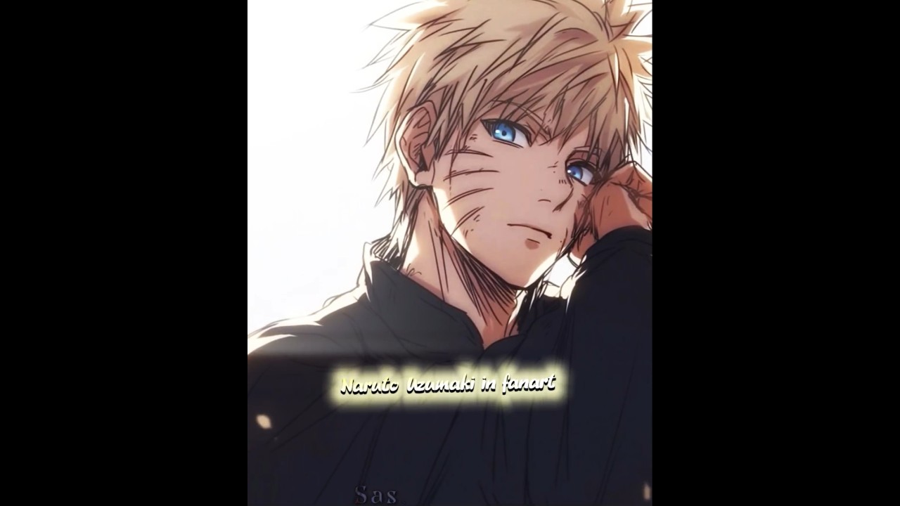Our hero is really handsome in fanart version Naruto {Edit} | idea by @Hiba-hyuga #naruto #edit