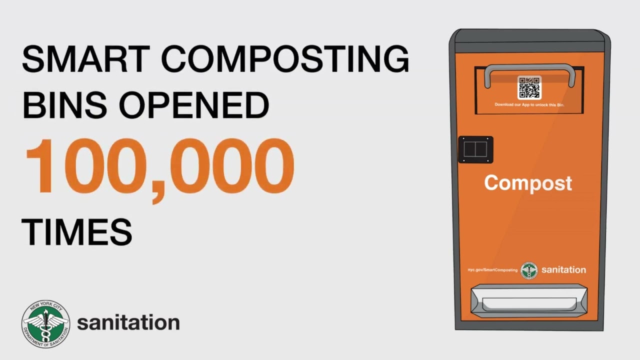 100,000+ times for Smart Composting Bins!