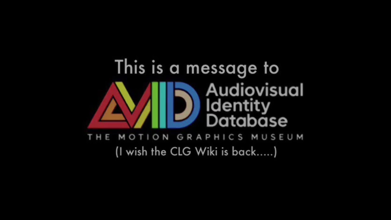 A message to the AVID (a.k.a the Audiovisual Identity Database)