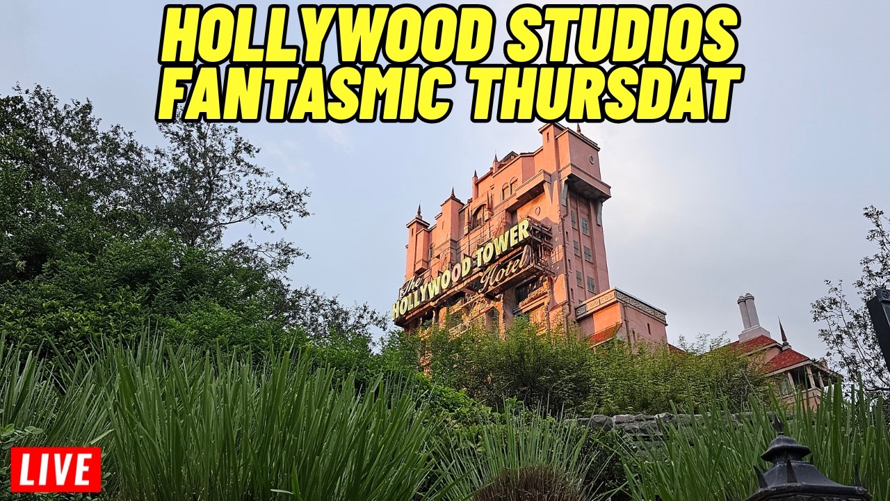 🔴Live: Disney's Hollywood Studios Fantasmic at 8:30pm on Thursdat at Walt Disney World 4/23/2026