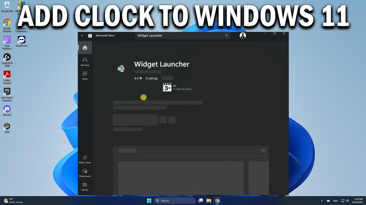 How To Add a Clock Widget in Windows 11 - Easy Fix